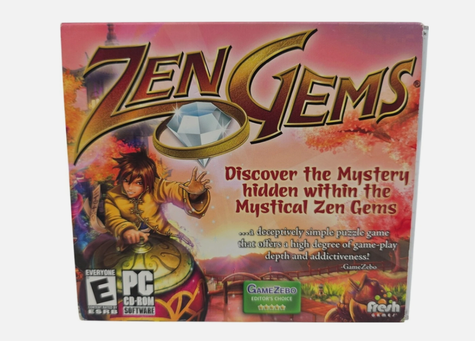 Zen Gems PC CD-ROM Puzzle Game by Fresh Games 2007