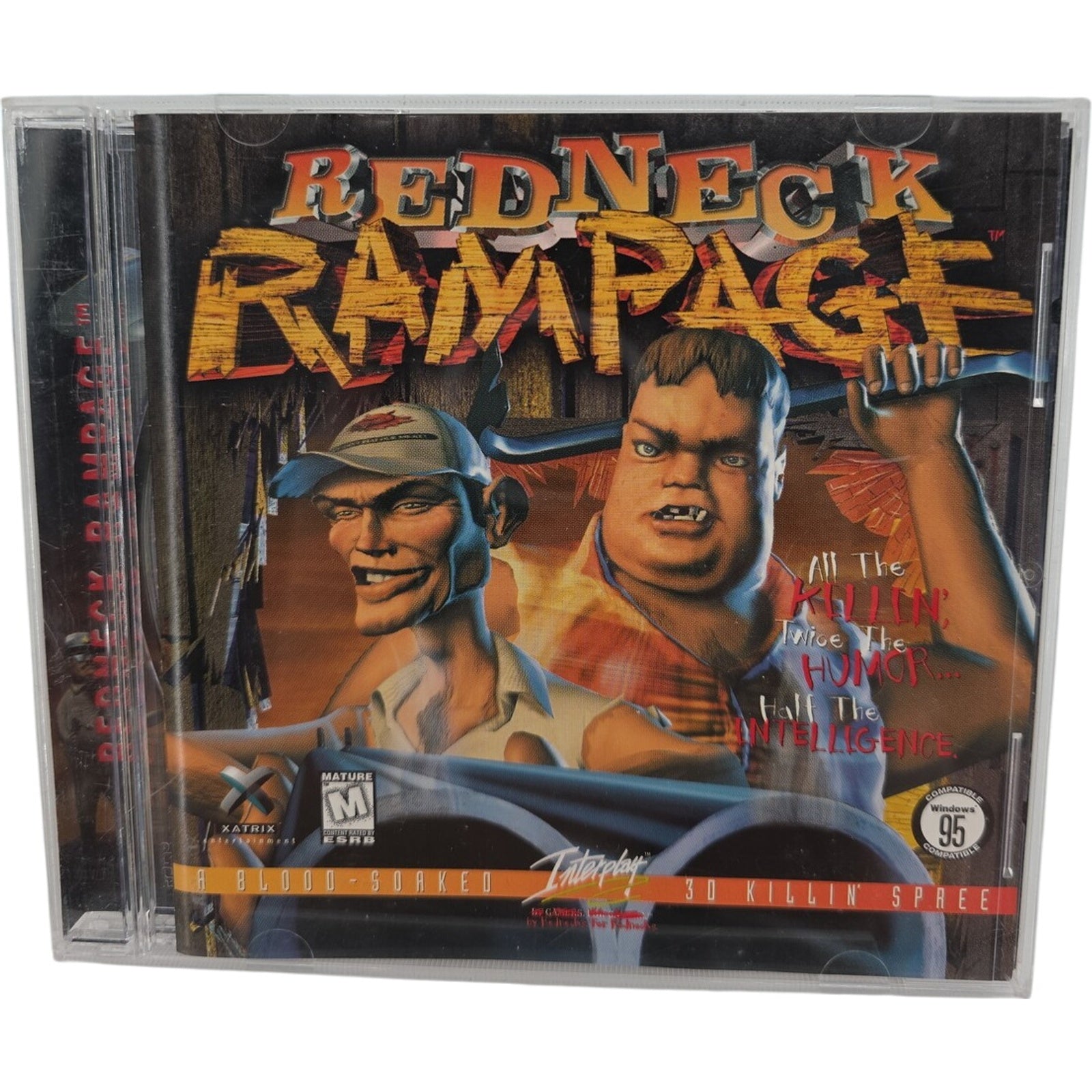 Redneck Rampage PC Game CD-ROM Interplay Xatrix Complete Case & Disc T