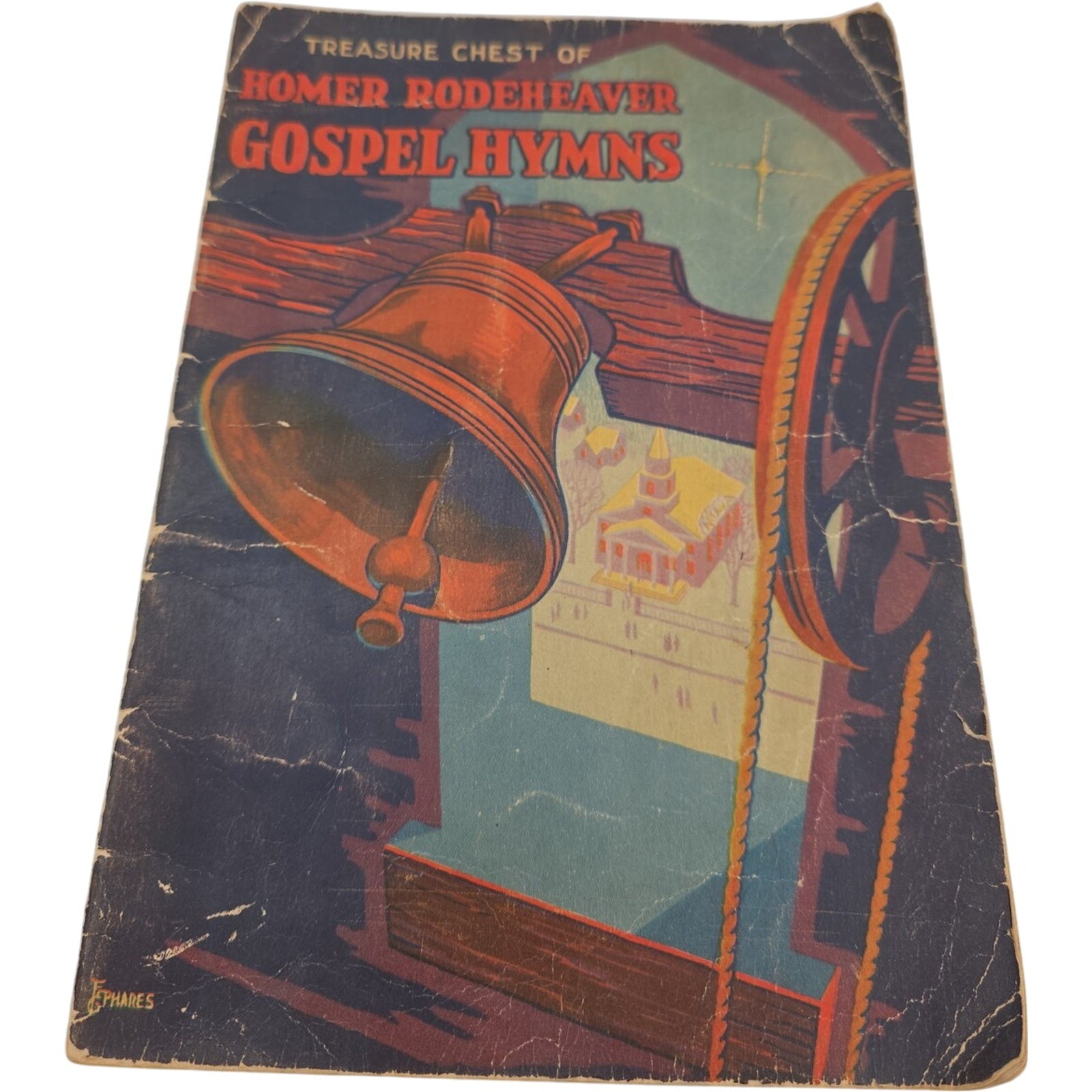 1938 Treasure Chest of Homer Rodeheaver Gospel Hymns Songbook Vintage