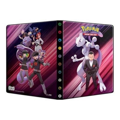 Ultra Pro Pokémon Destined Rivals Mewtwo Giovanni 9 Pocket Binder TCG