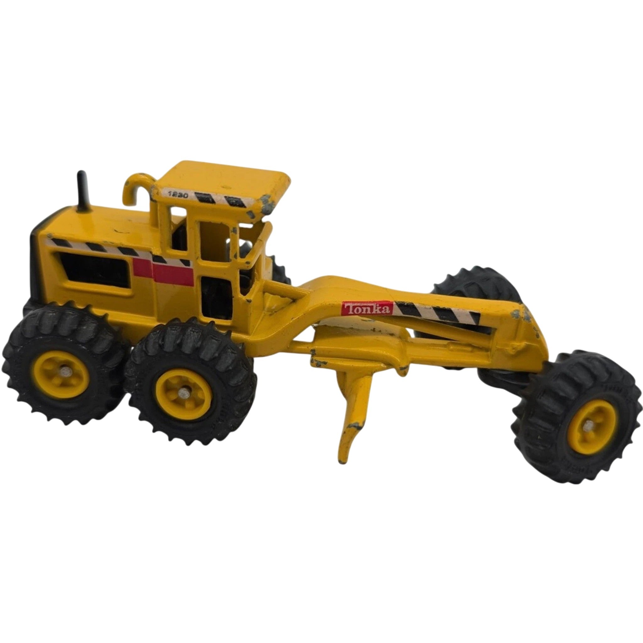 Maisto Tonka Hasbro 1998 Mini Road Grader Yellow Diecast Vintage Toy