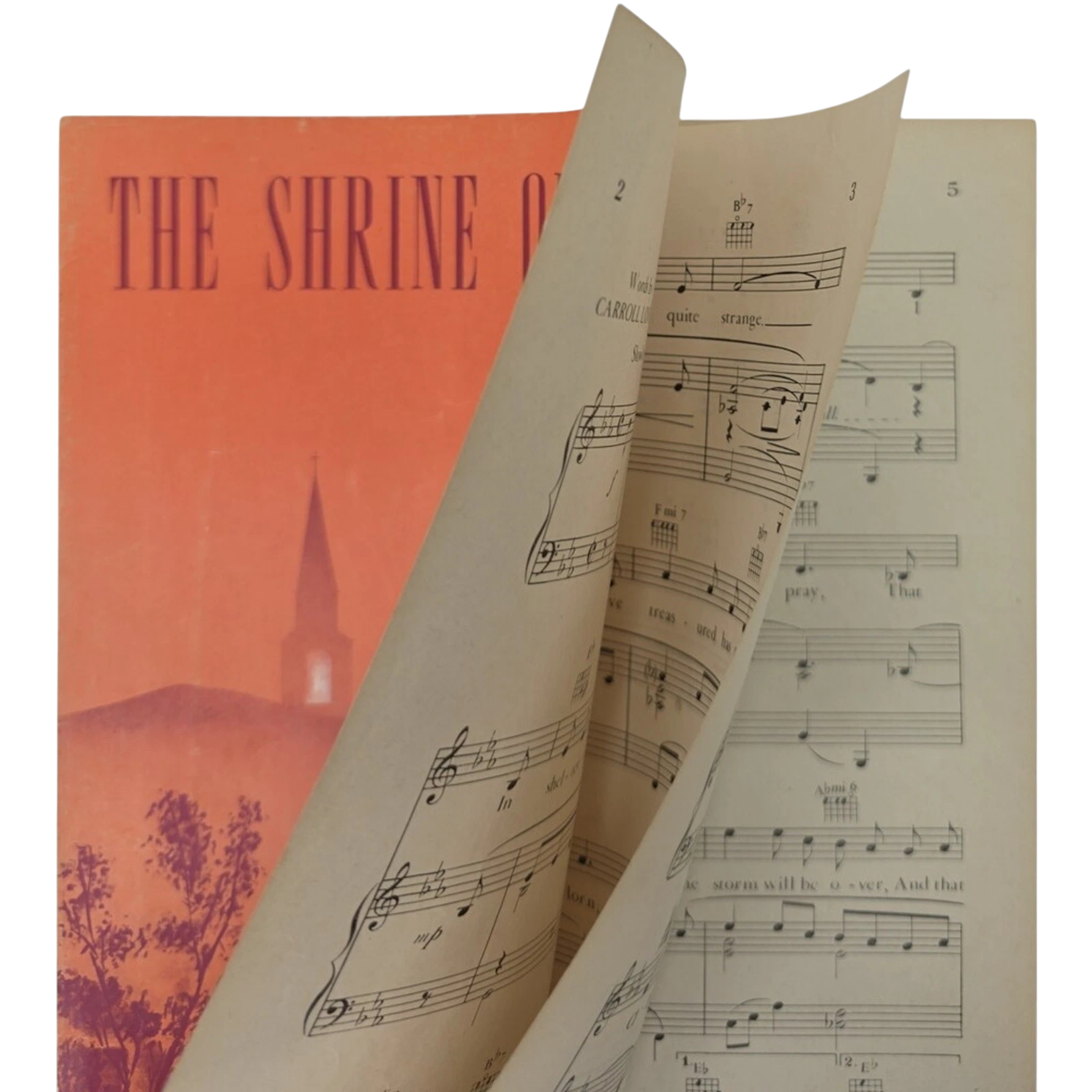 1940 The Shrine of St. Cecilia Vintage Sheet Music by Carroll Loveday