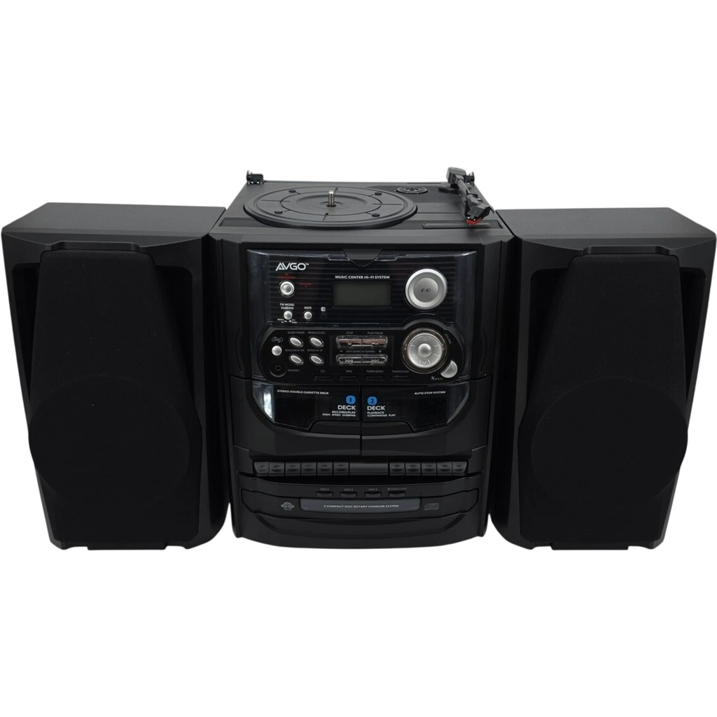 AVGO Mini Audio System 3 CD Changer and Turnable Model 9400MO