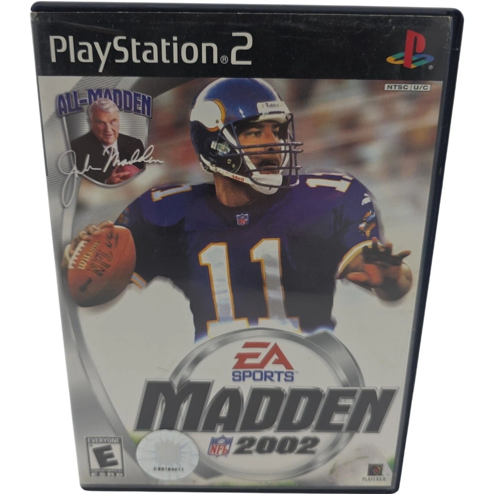 Madden NFL 2002 Sony Playstation 2 PS2 EA Sports Tested