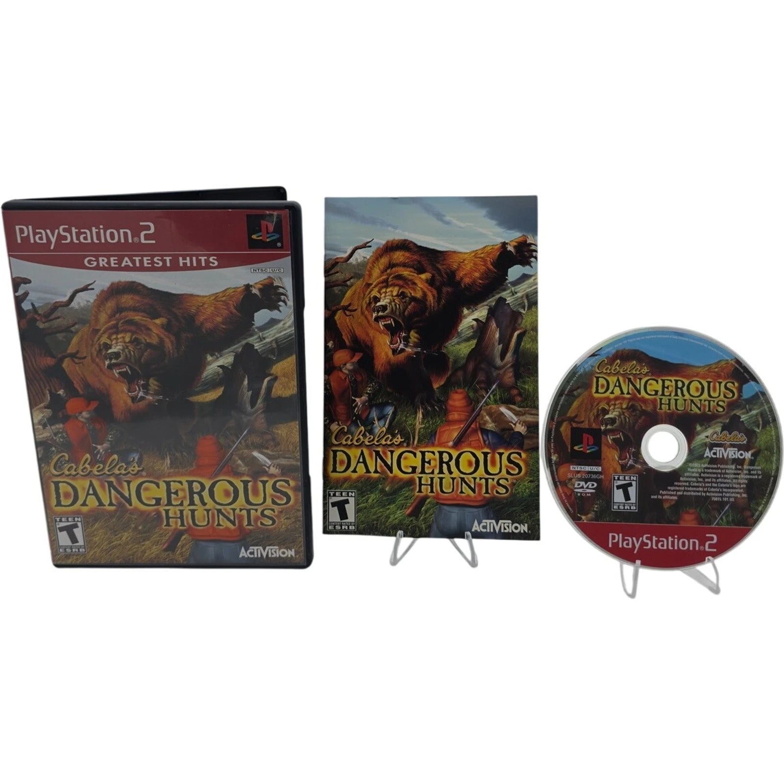 Cabela's Dangerous Hunts Sony PlayStation 2 PS2 Complete Tested