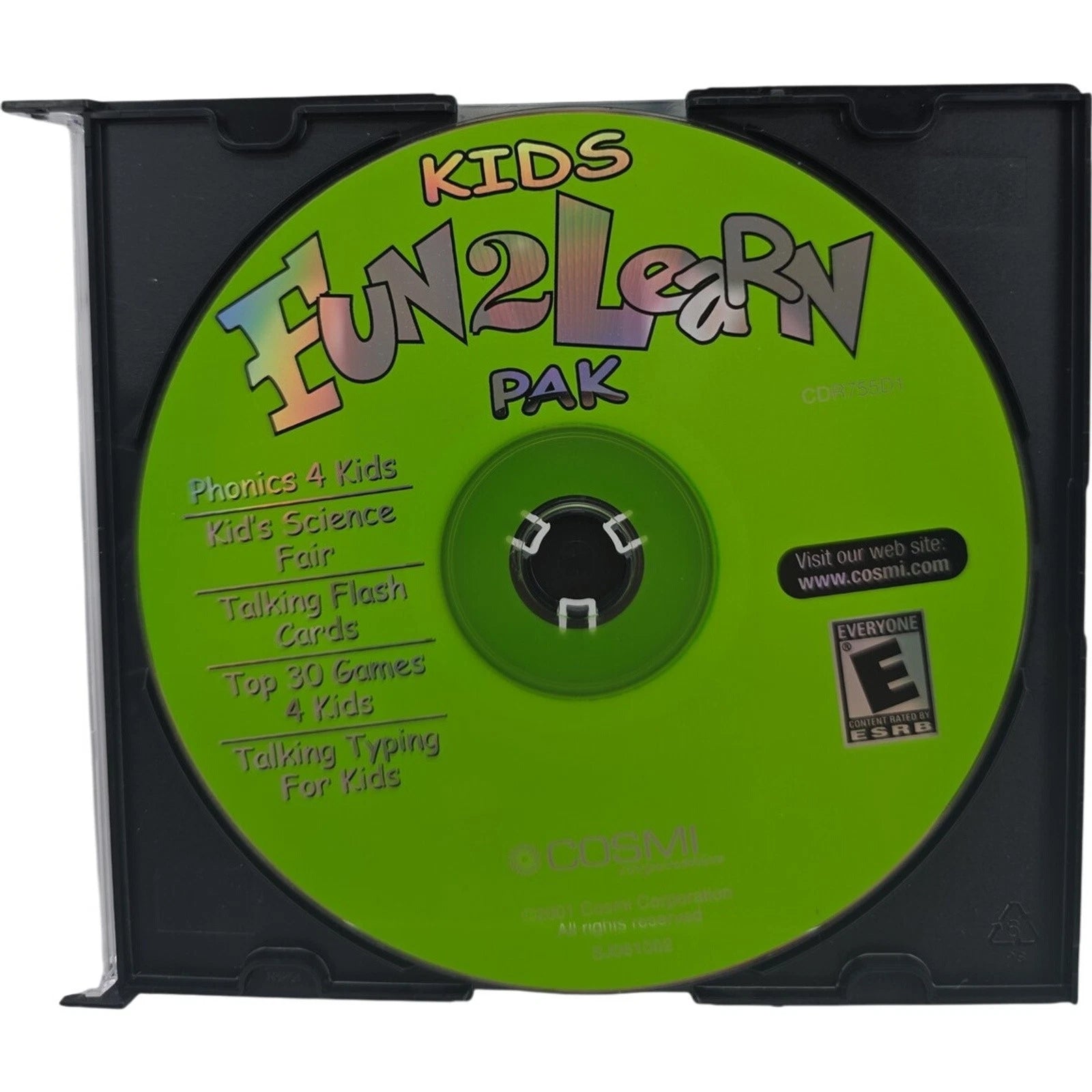 Kids Fun2Learn Pak 2000 Cosmi Corporation PC CD ROM Learning Games