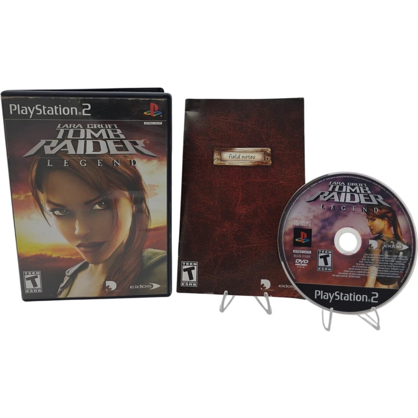 Lara Croft Tomb Raider Legend PS2 Sony PlayStation 2 2006 Complete Tes