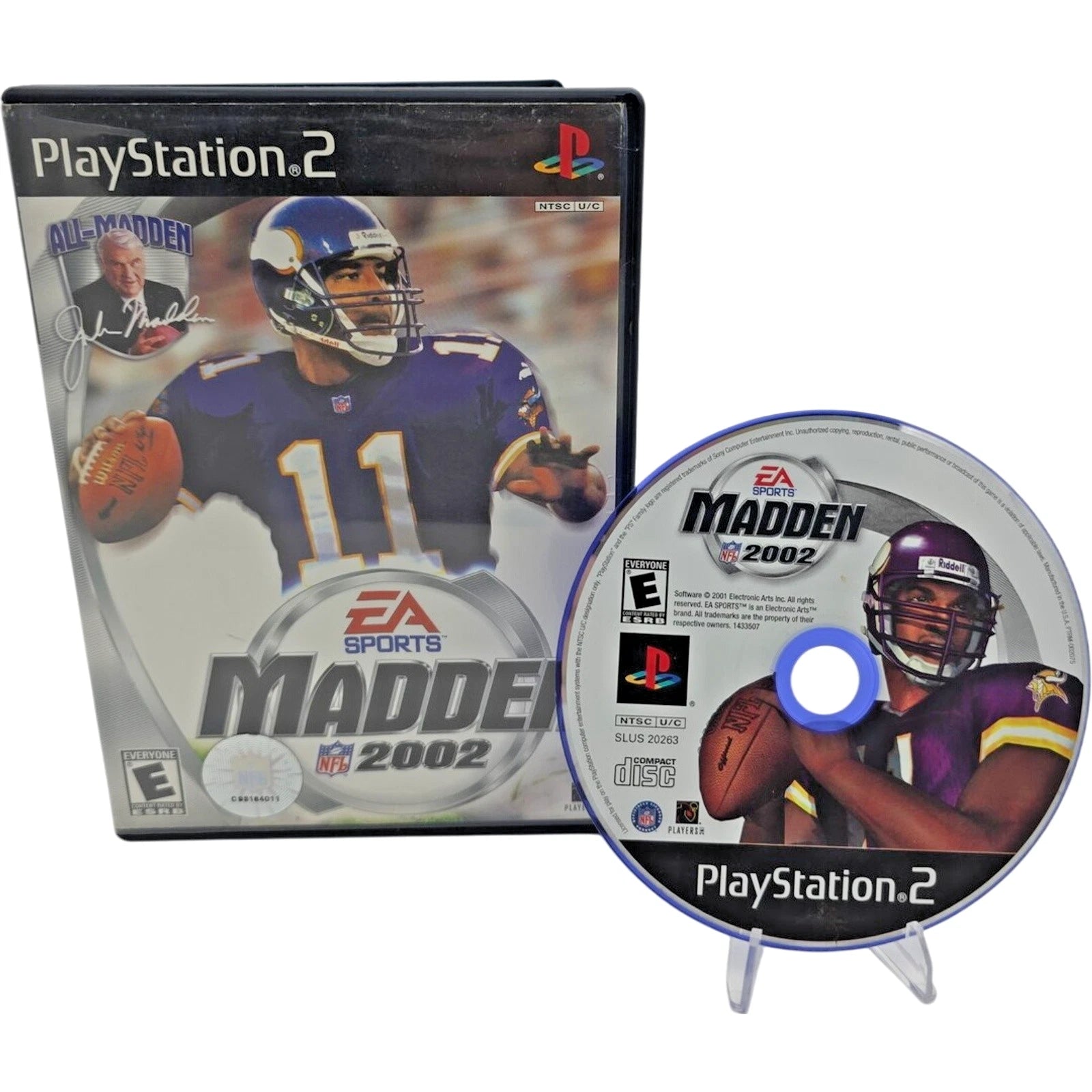Madden NFL 2002 Sony Playstation 2 PS2 EA Sports Tested