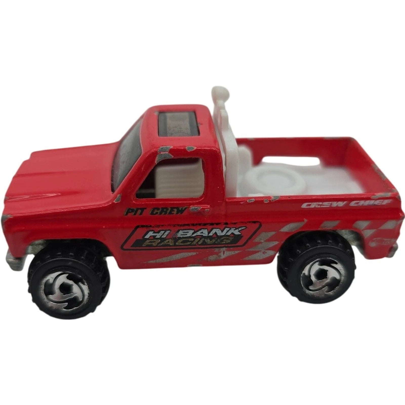 Vintage Hot Wheels Toy Truck 1977 Red Truck Pit Crew Hi Bank Racing Cr